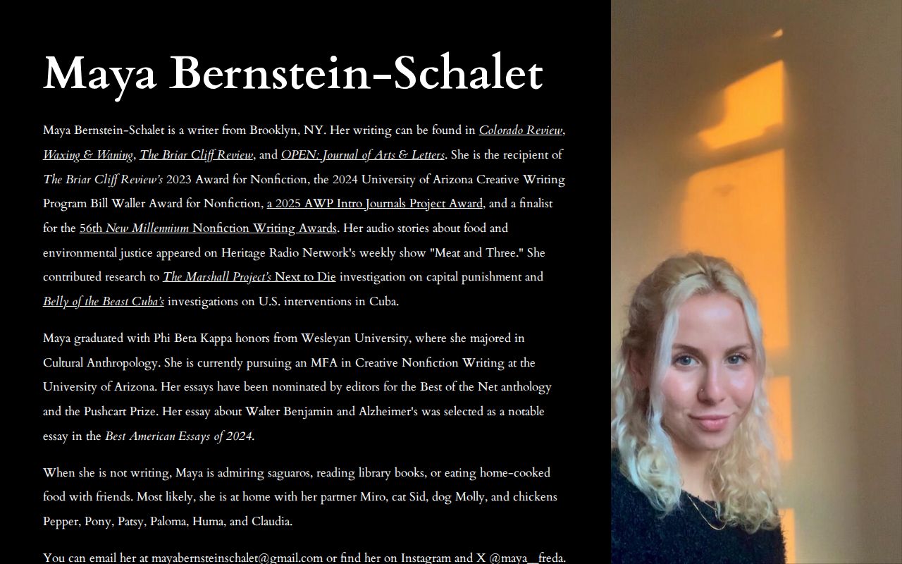 Maya Bernstein-Schalet